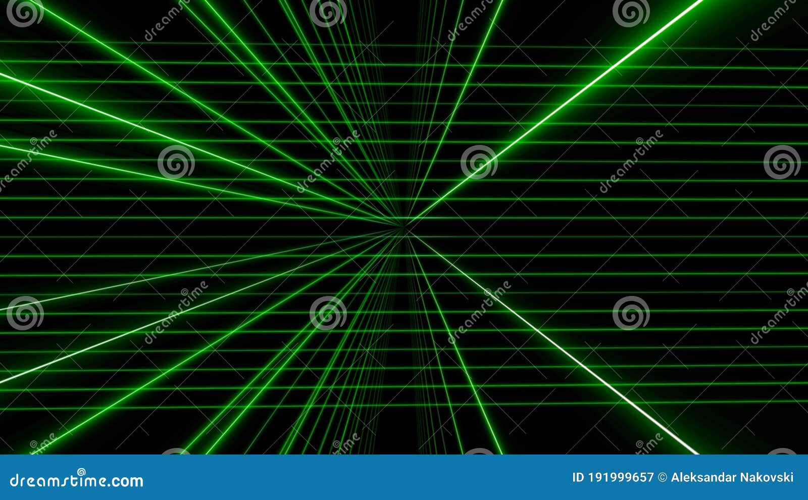 3d Green Line Laser Background Stock Illustration - Illustration of ...