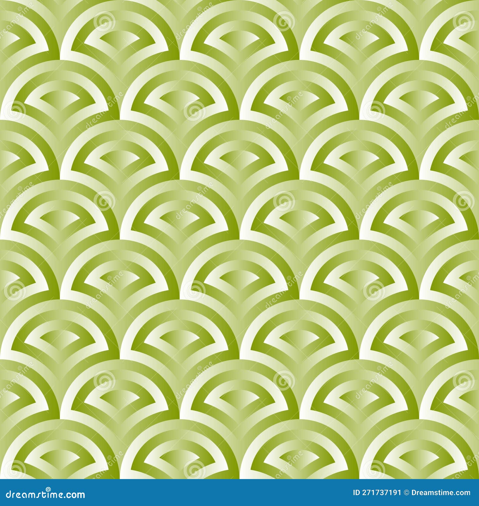 3d Green Seamless Pattern Design Stock Vector - Illustration of perfect ...