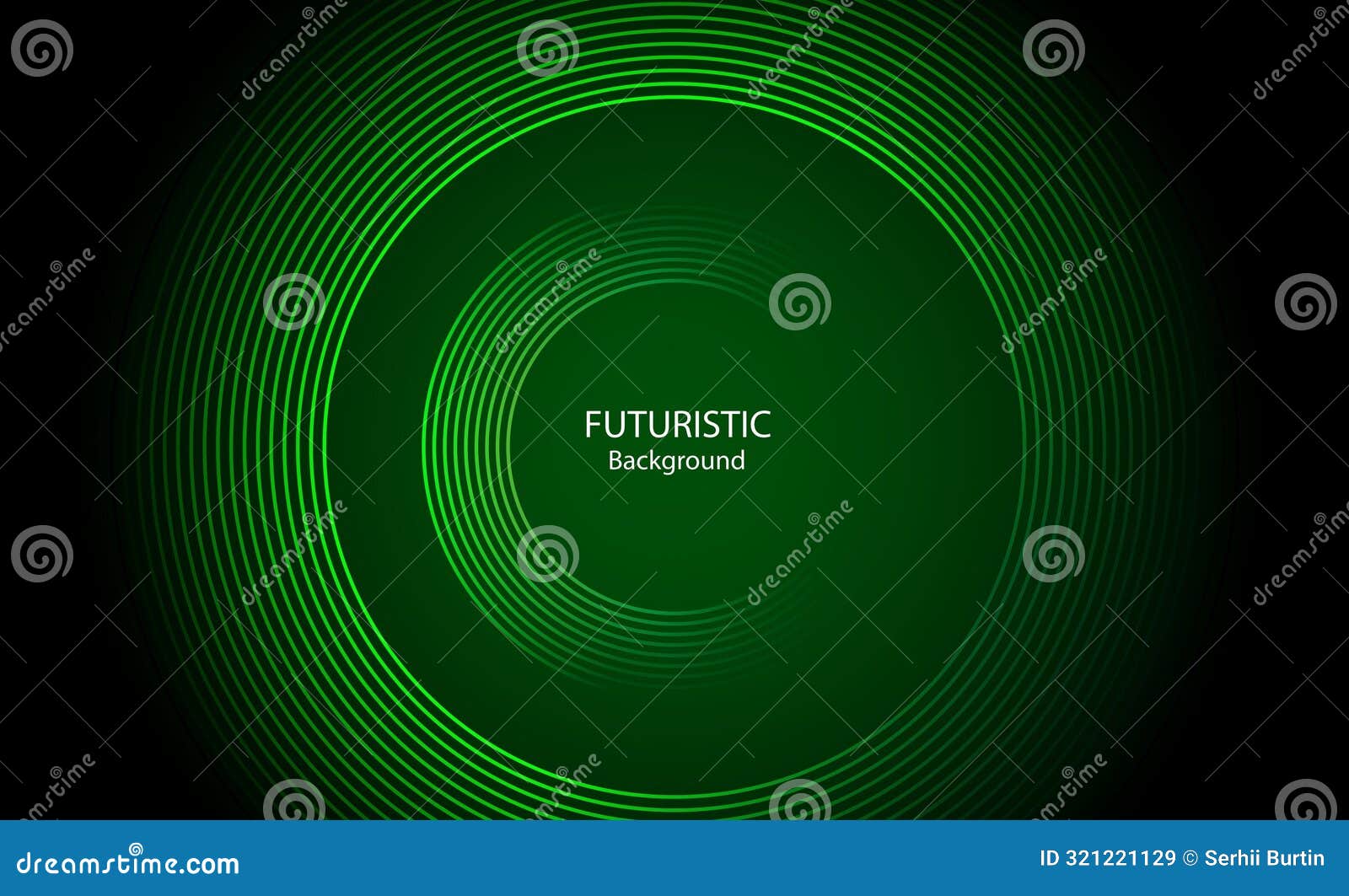 3D Green Techno Abstract Background Overlap Layer on Dark Space with ...