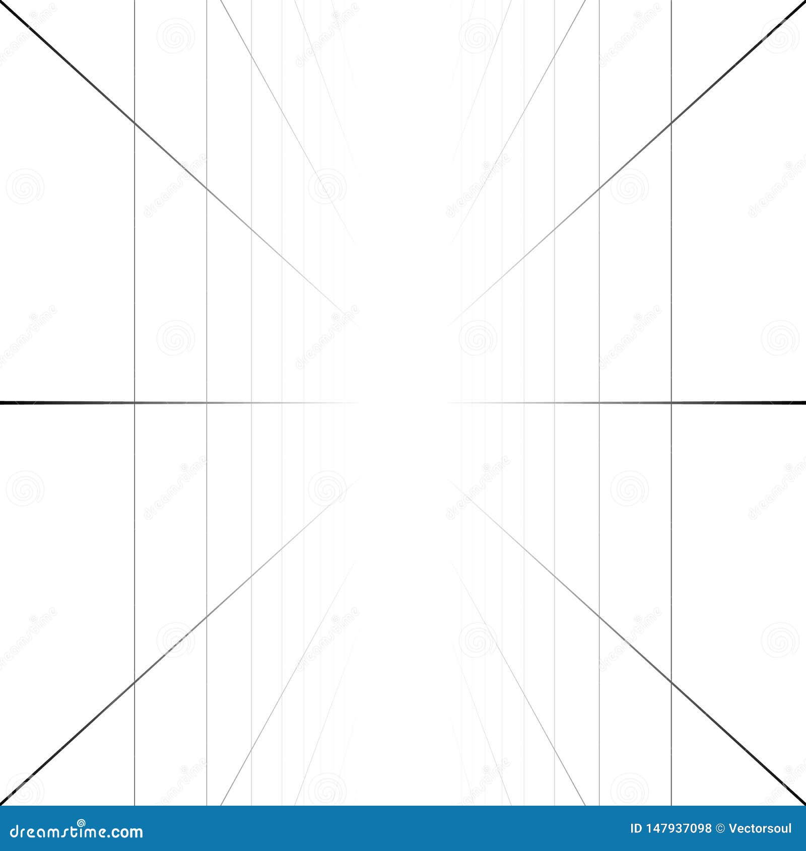 3d grid in perspective stock vector. Illustration of monochrome - 147937098