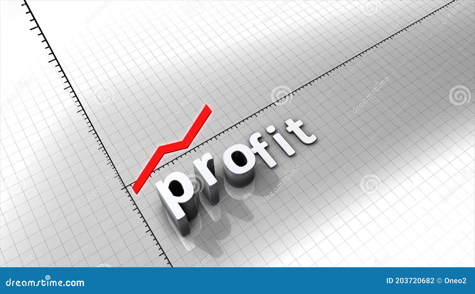 Growing Profit Chart Graphic Animation. Stock Footage - Video of ...
