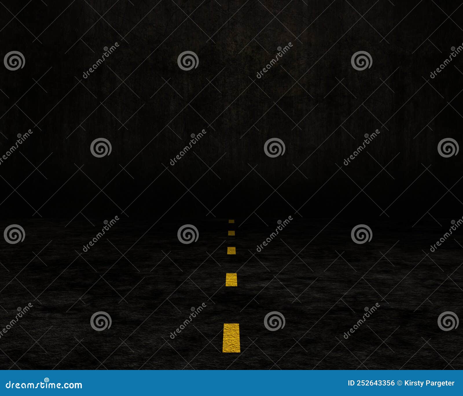 3D Grunge Style Road Texture Stock Illustration - Illustration of road ...