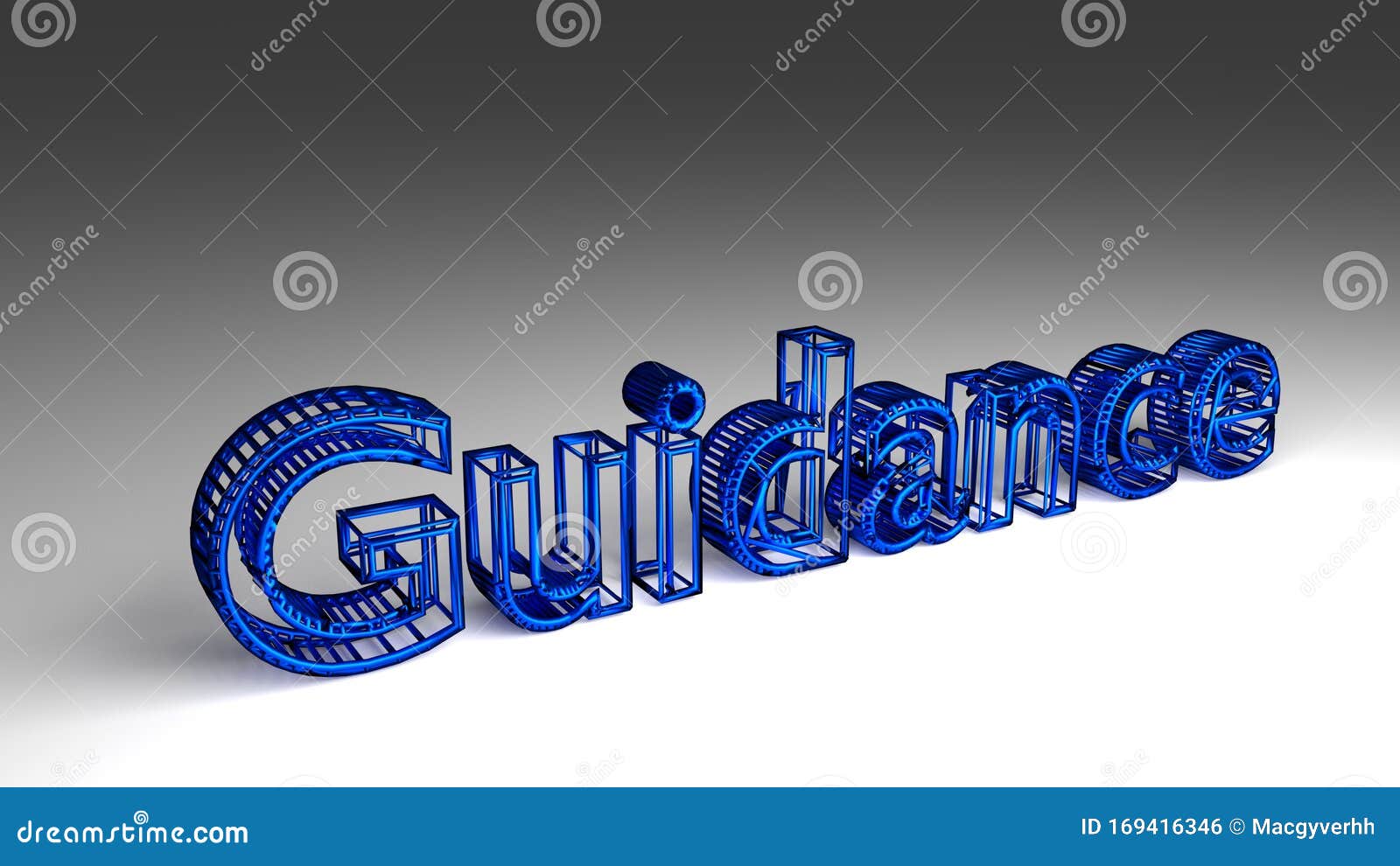 3D Guidance word stock illustration. Illustration of guidance - 169416346