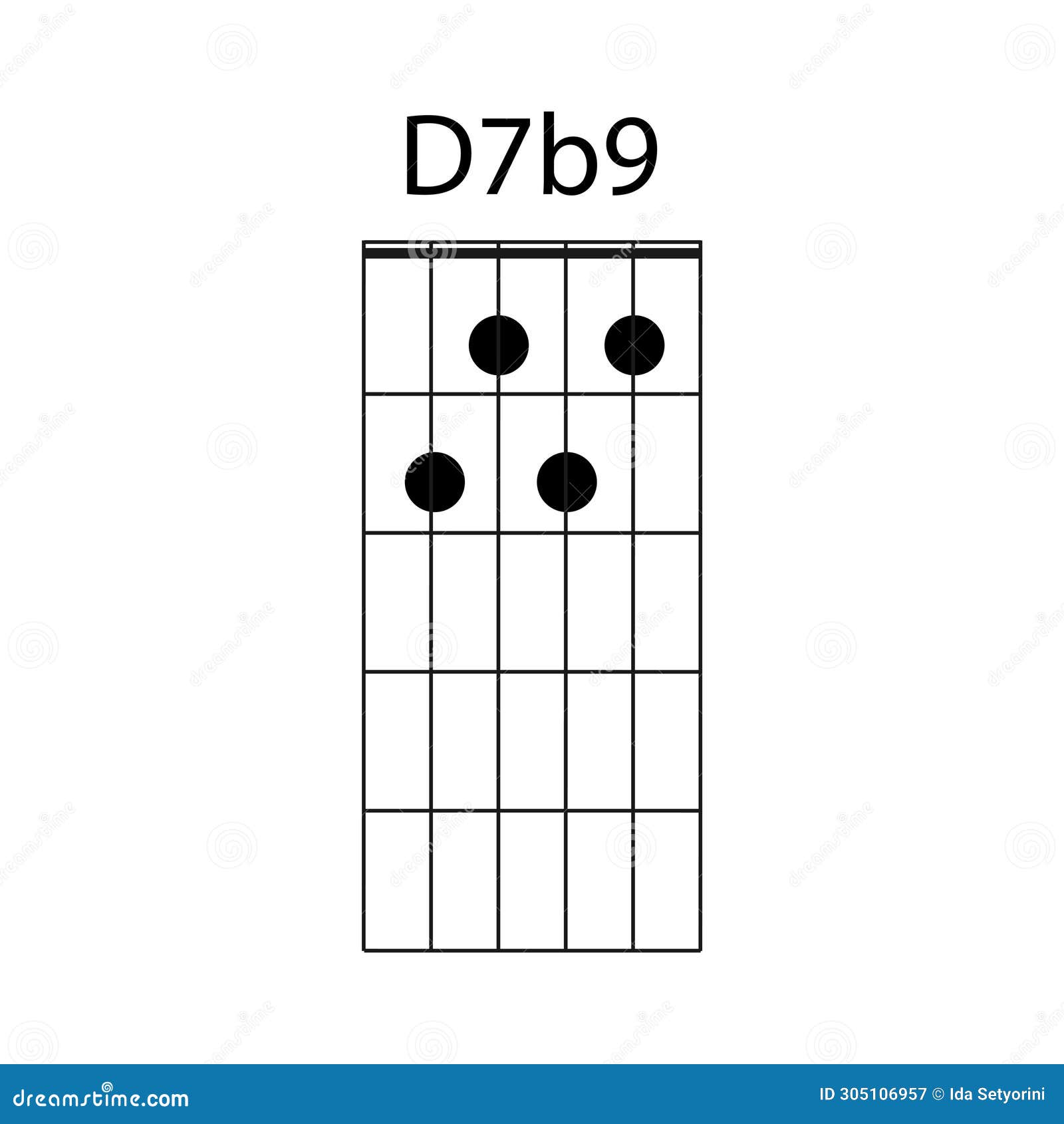 D9 Guitar Chord Icon Vector Stock Illustration - Illustration of ...