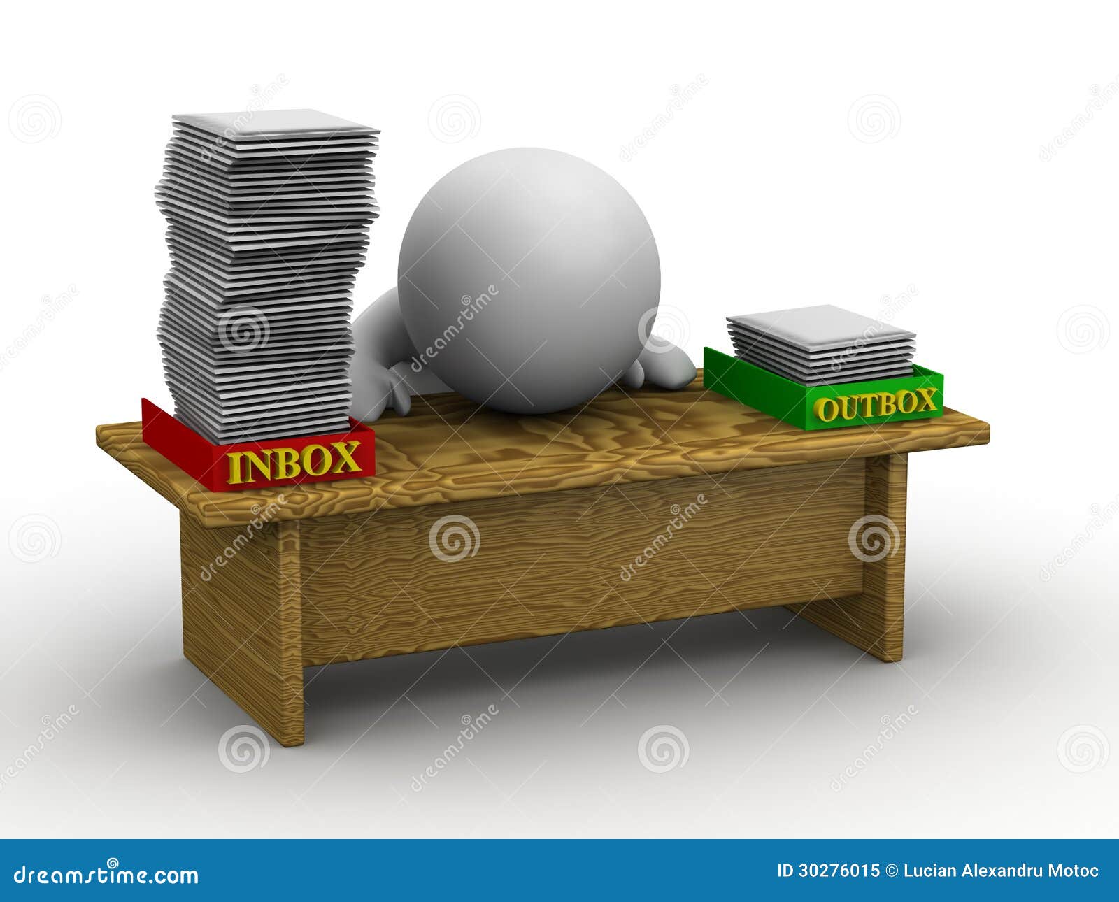 Full Inbox Cartoon Vector | CartoonDealer.com #35656611