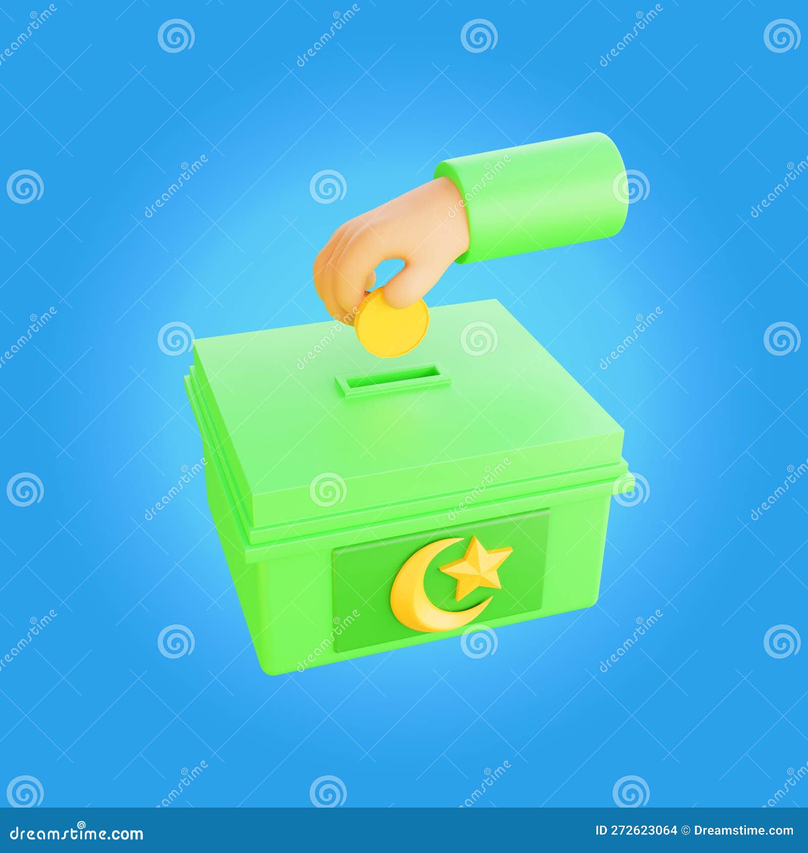 3d Hand Gesture Alms Ramadan Icon Stock Photo - Illustration of ramadan ...