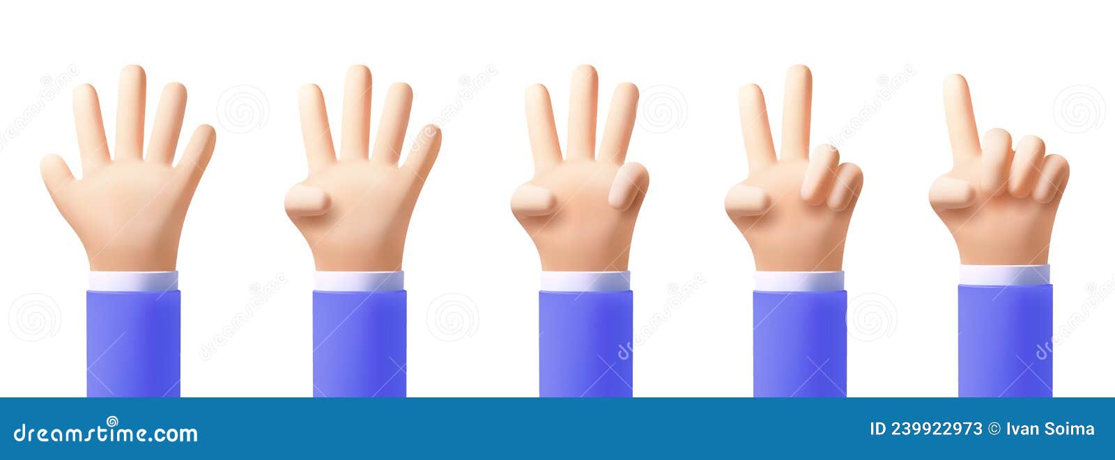 3d Hands, Great Design for Any Purposes. Vector Graphic Illustration ...