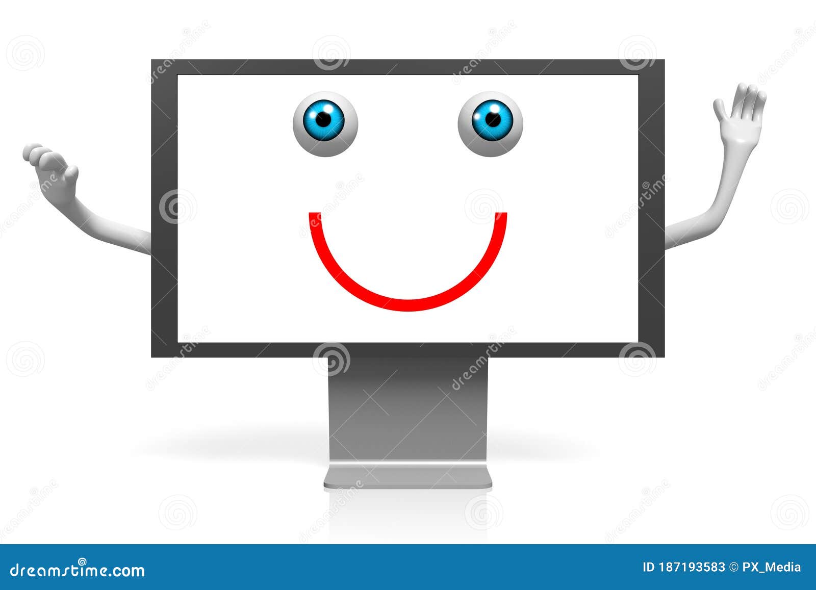 Clipart Happy Computer