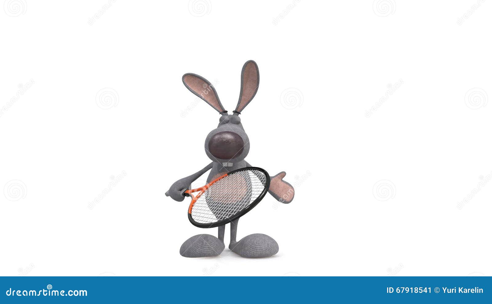 3d hare tennis player stock video. Video of animal, cheerful - 67918541