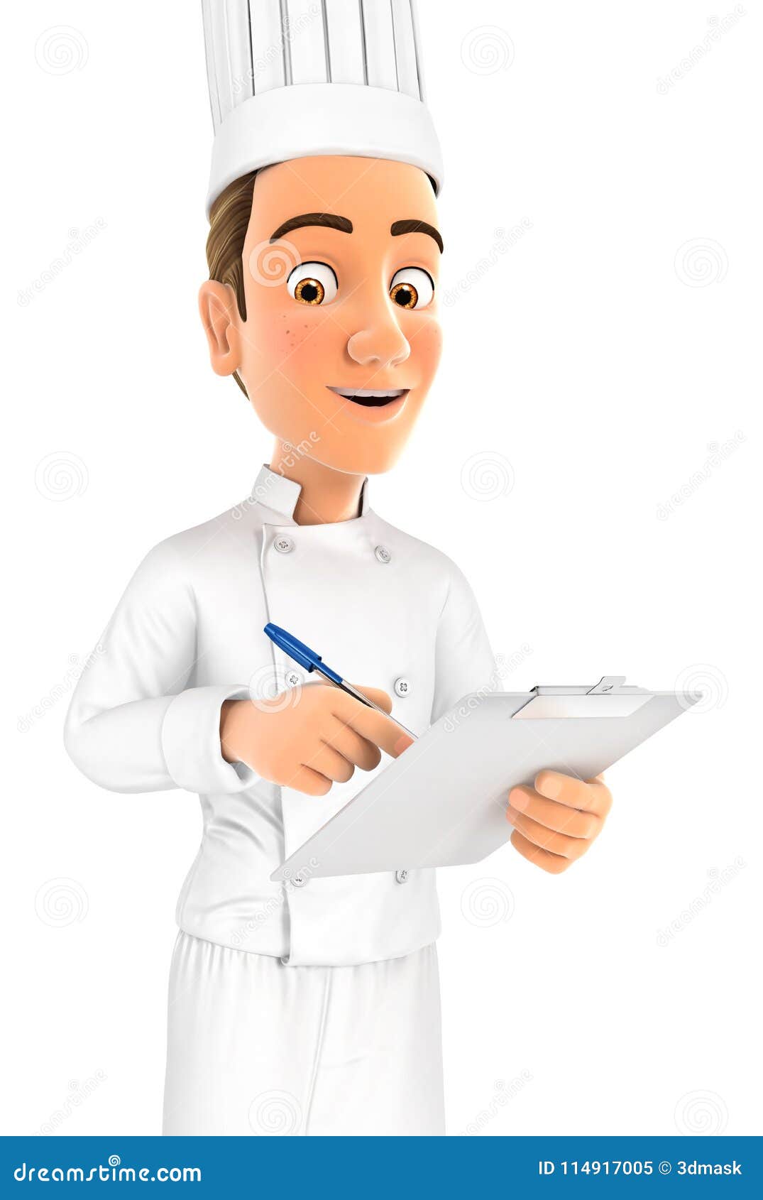 Head Chef Clipart Cartoon