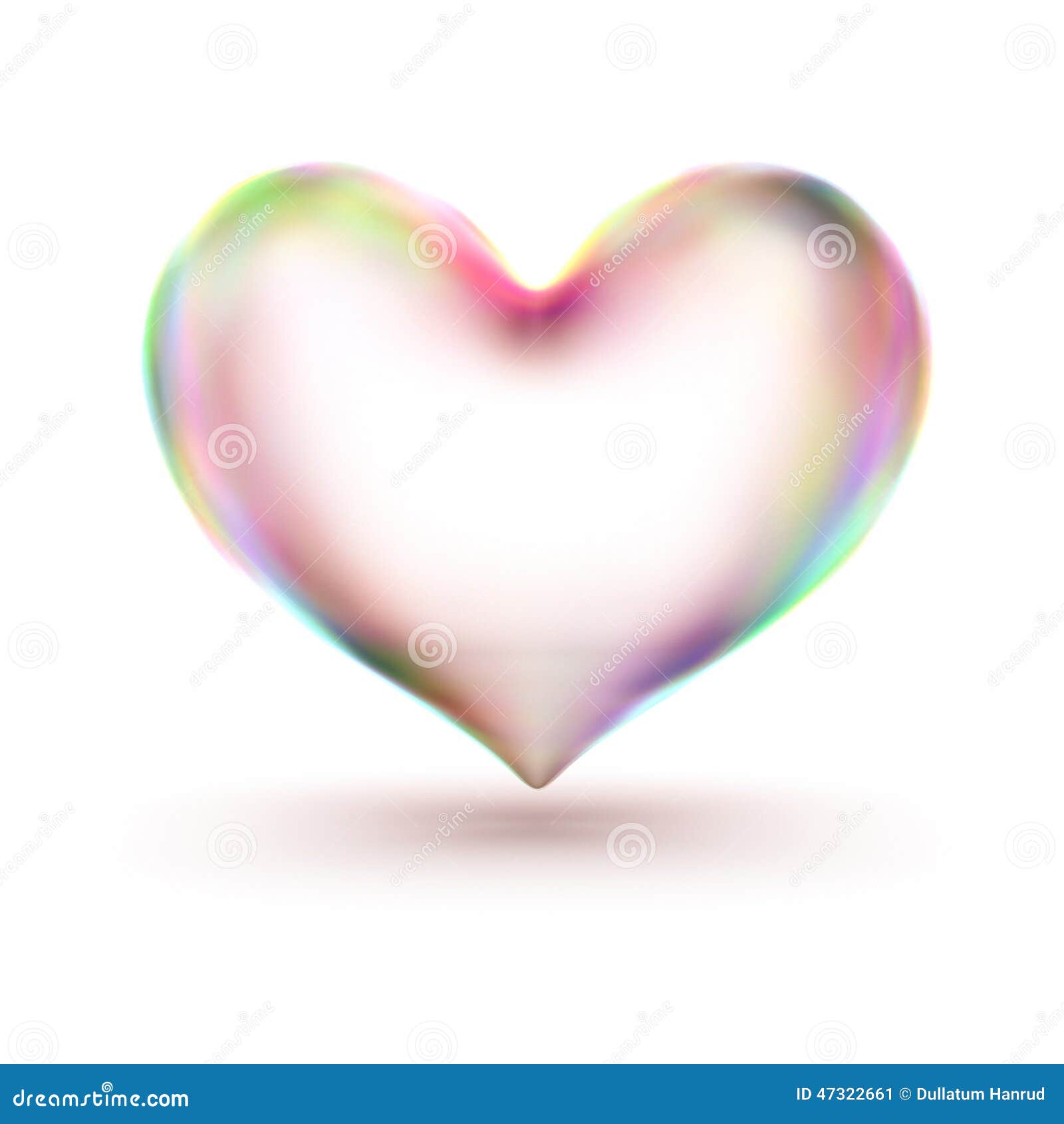 3d heart. stock illustration. Illustration of clear, light - 47322661