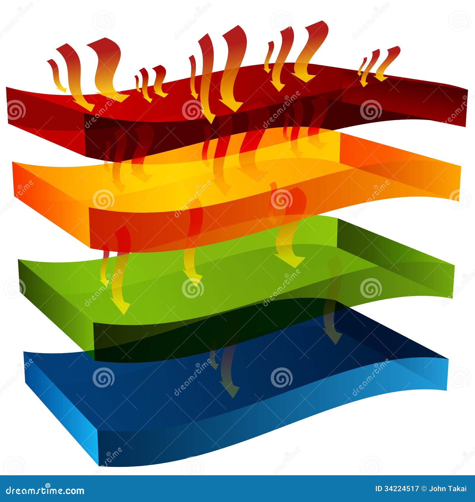Heat Map Chart. Treemap Graph Template Or Pattern. Vector Illustration ...