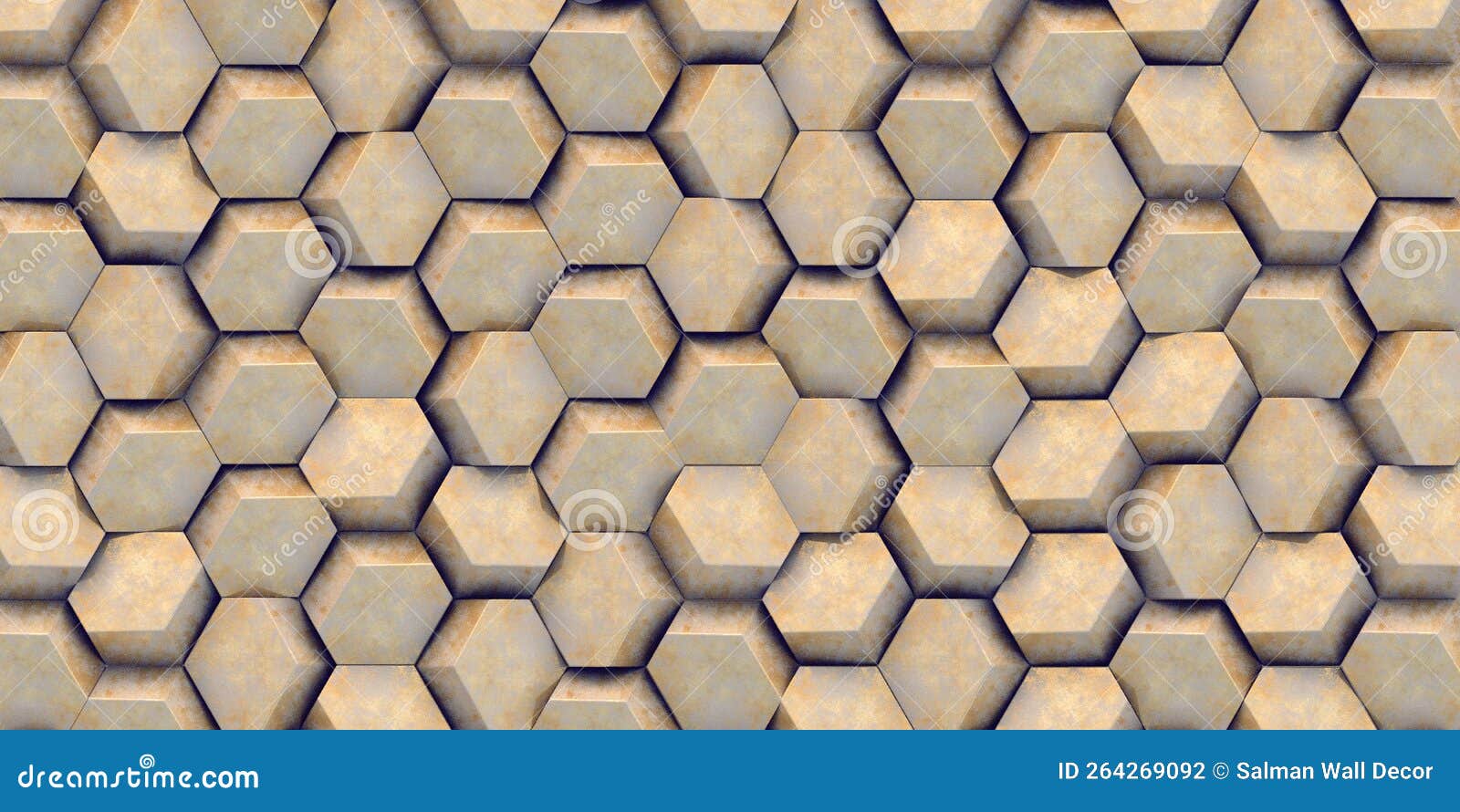 3d hegzagone tile design stock illustration. Illustration of hegzagone ...