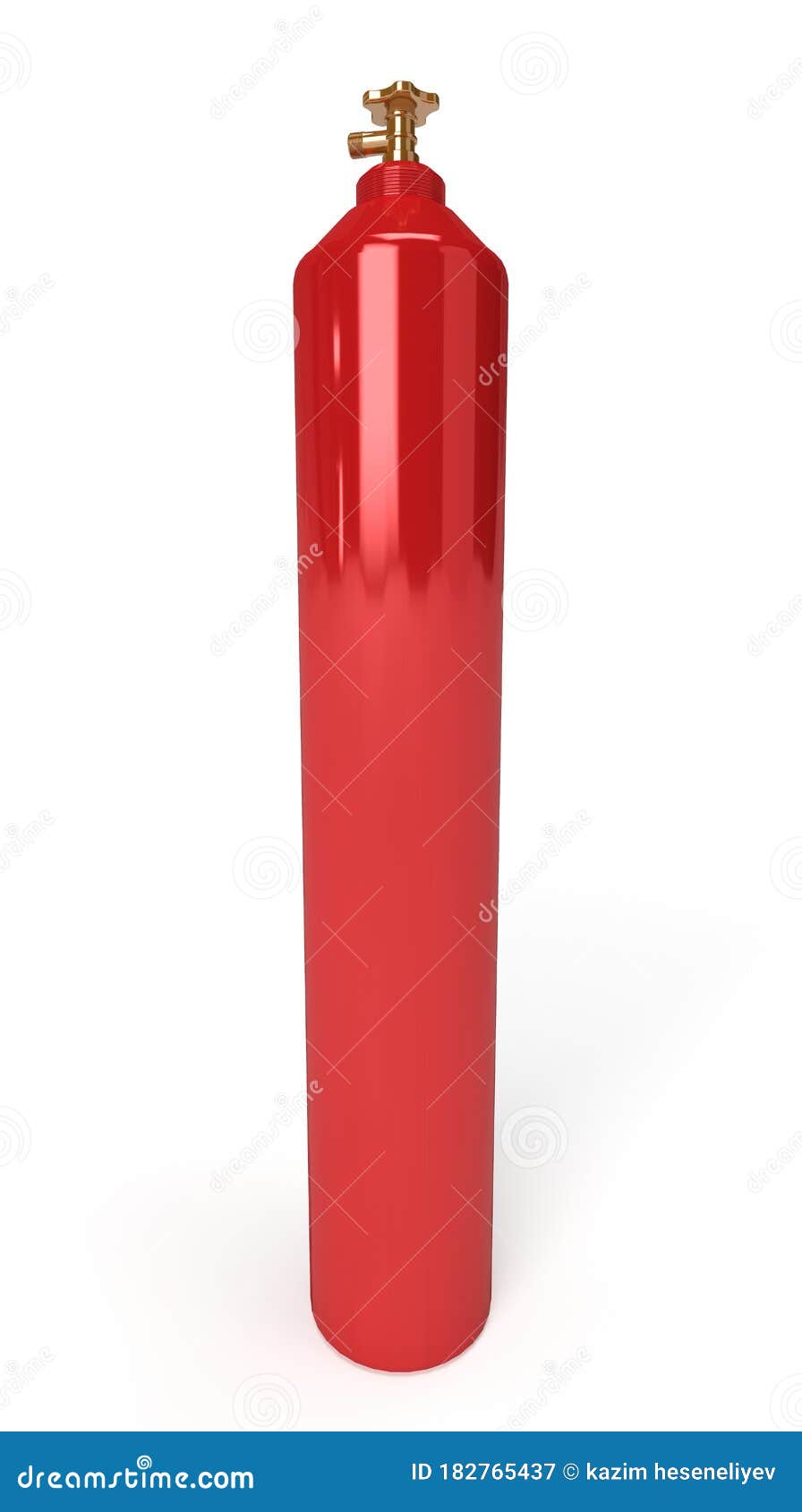 Helium Air Tank And Balloon Vector Illustration | CartoonDealer.com ...