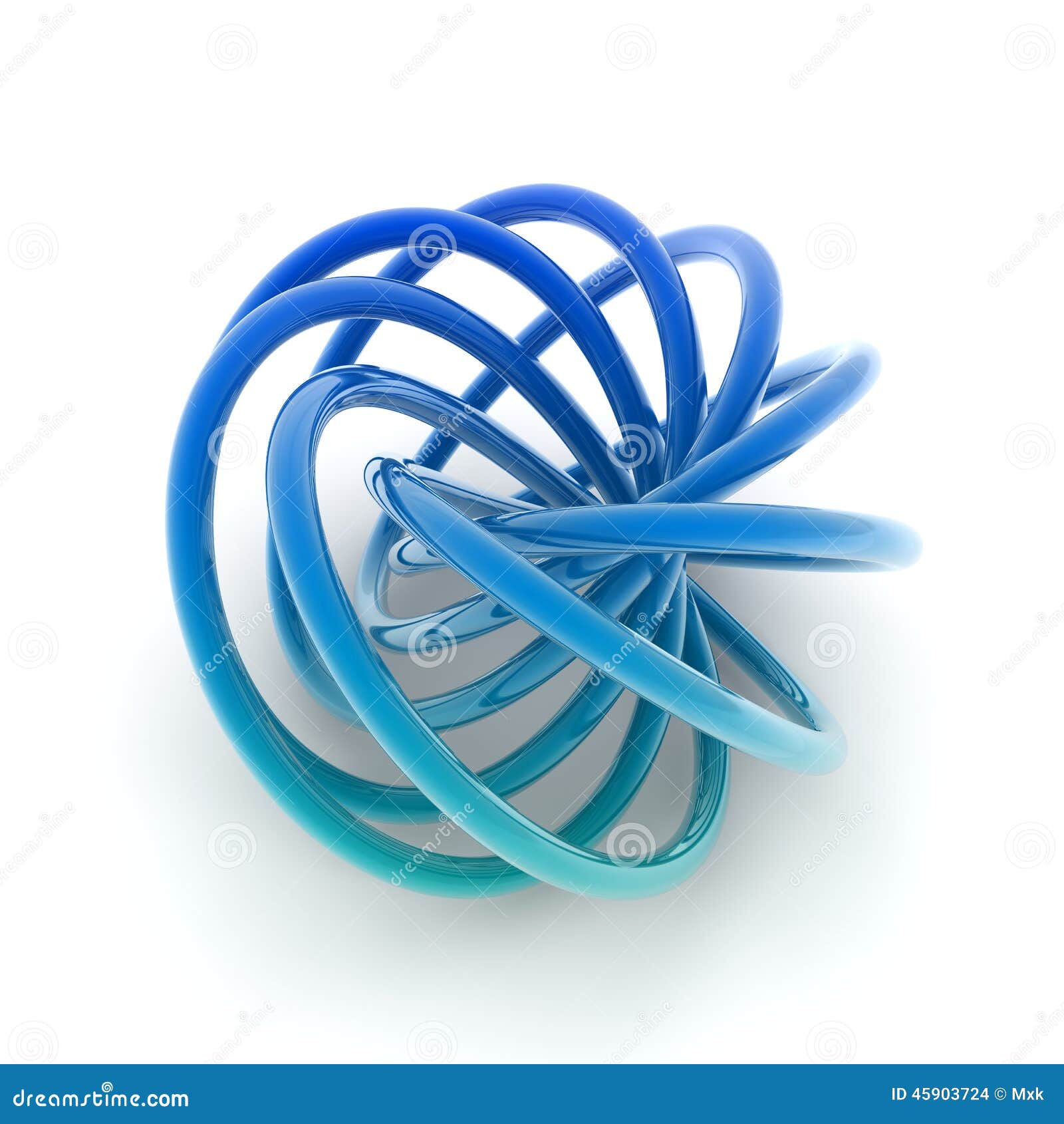 3D helix shape stock illustration. Illustration of blue - 45903724