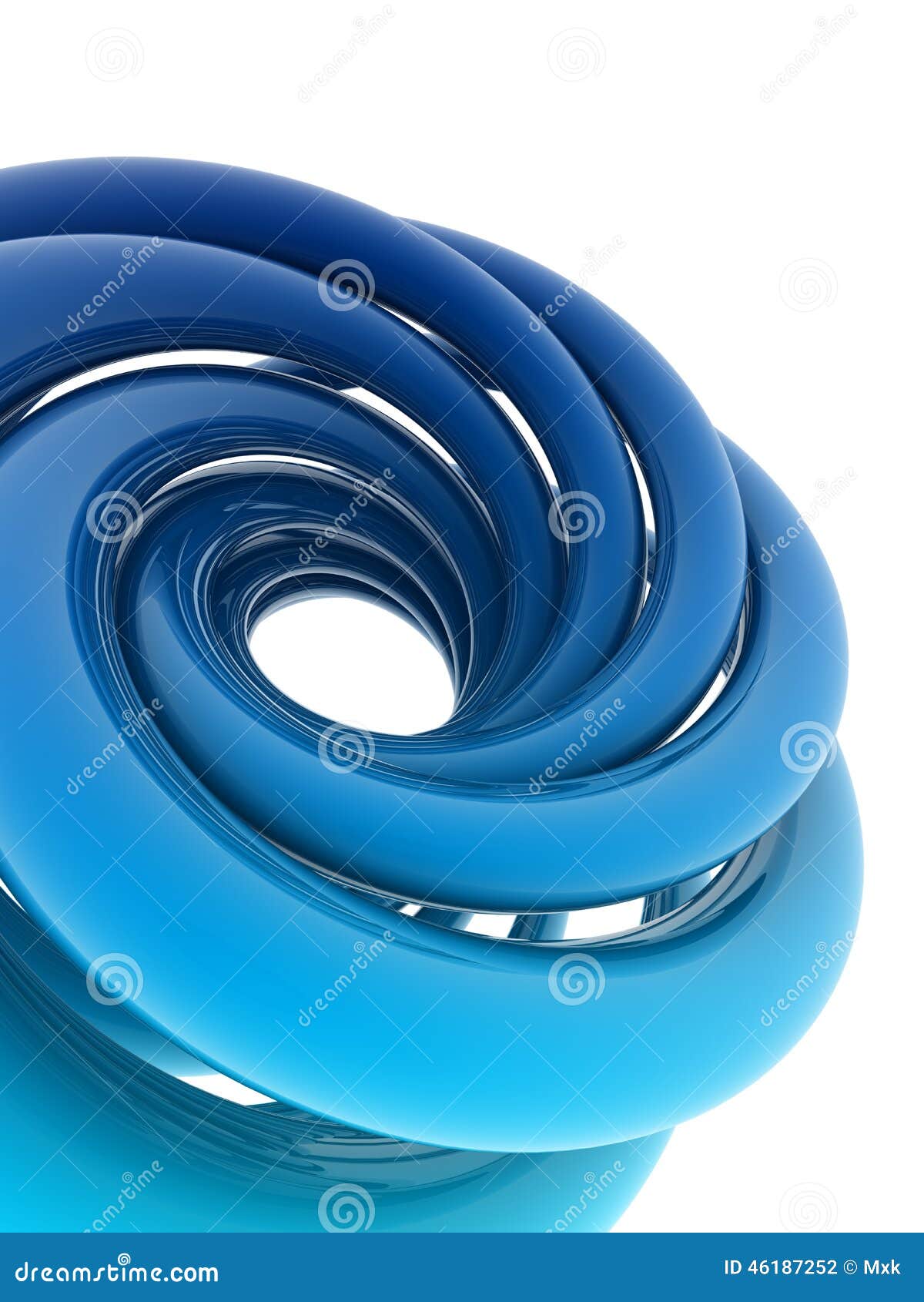 3D helix shape stock illustration. Illustration of digitally - 46187252