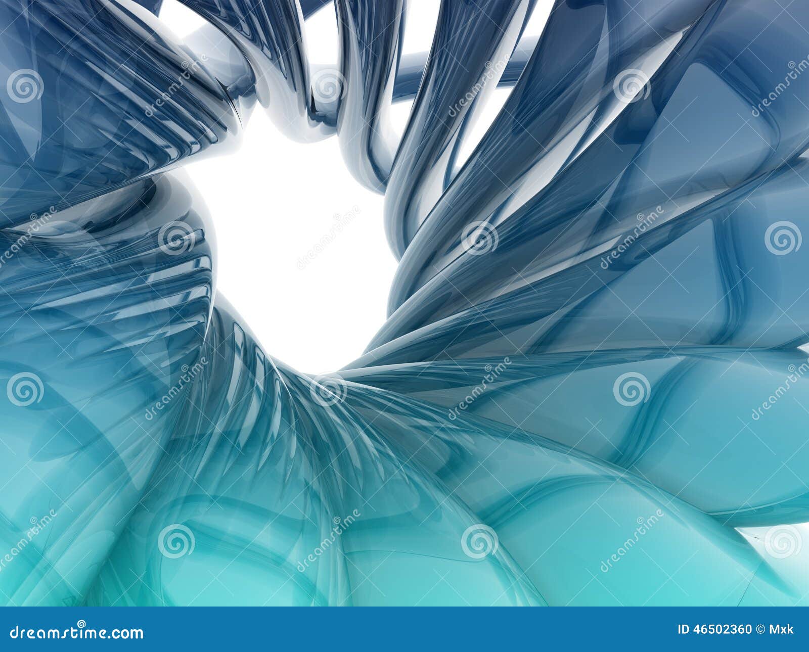 3D helix shape stock illustration. Illustration of glass - 46502360