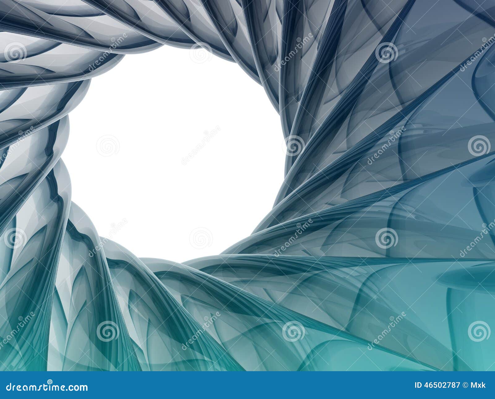 3D helix shape stock illustration. Illustration of helix - 46502787
