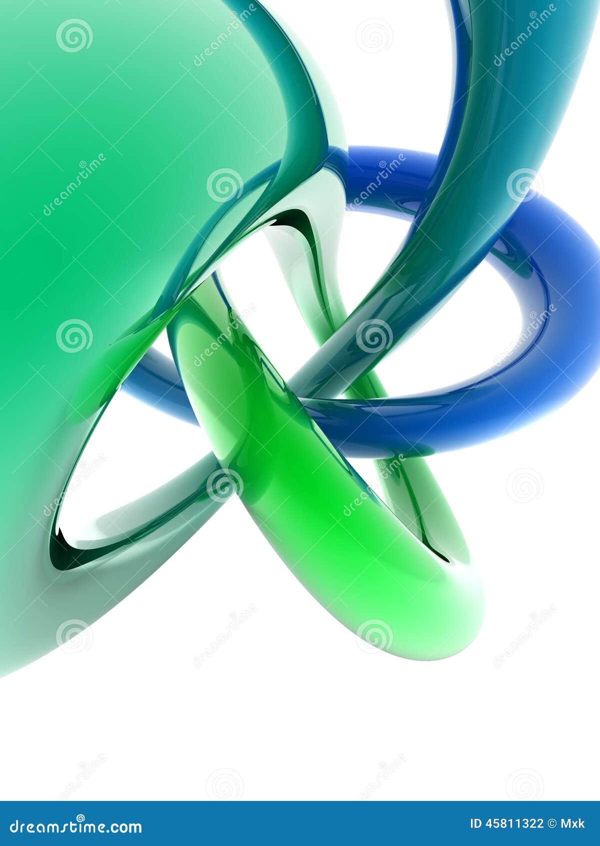 3D helix shape stock illustration. Illustration of three - 45811322