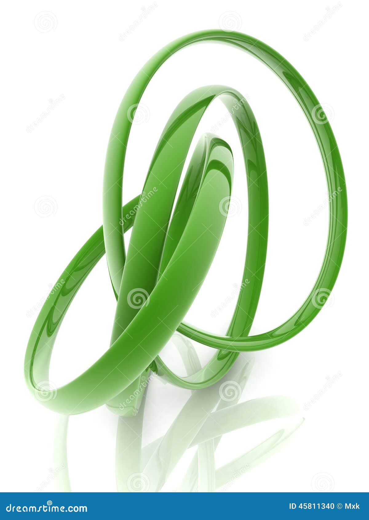 3D helix shape stock illustration. Illustration of reflection - 45811340