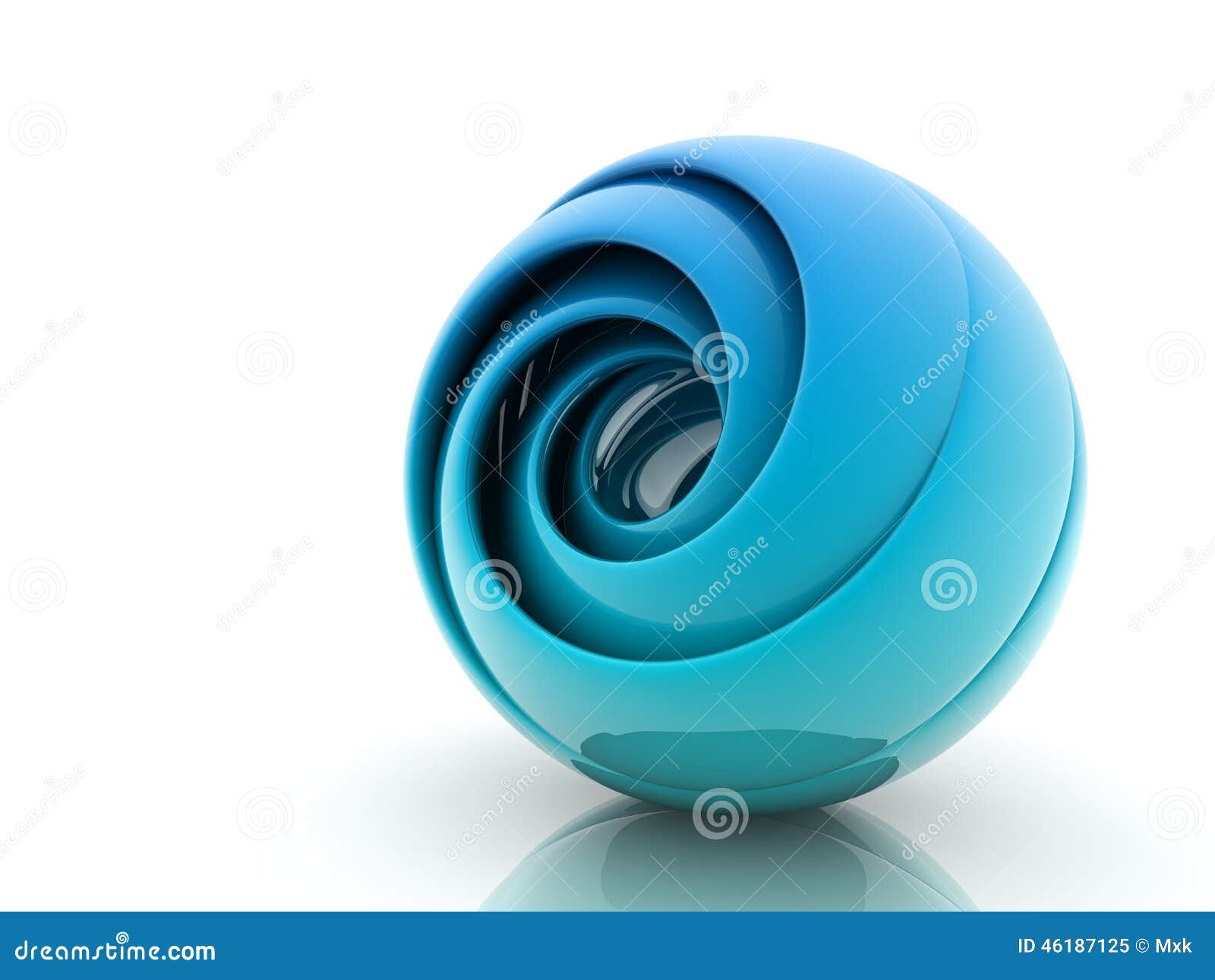 3D helix shape stock illustration. Illustration of green - 46187125