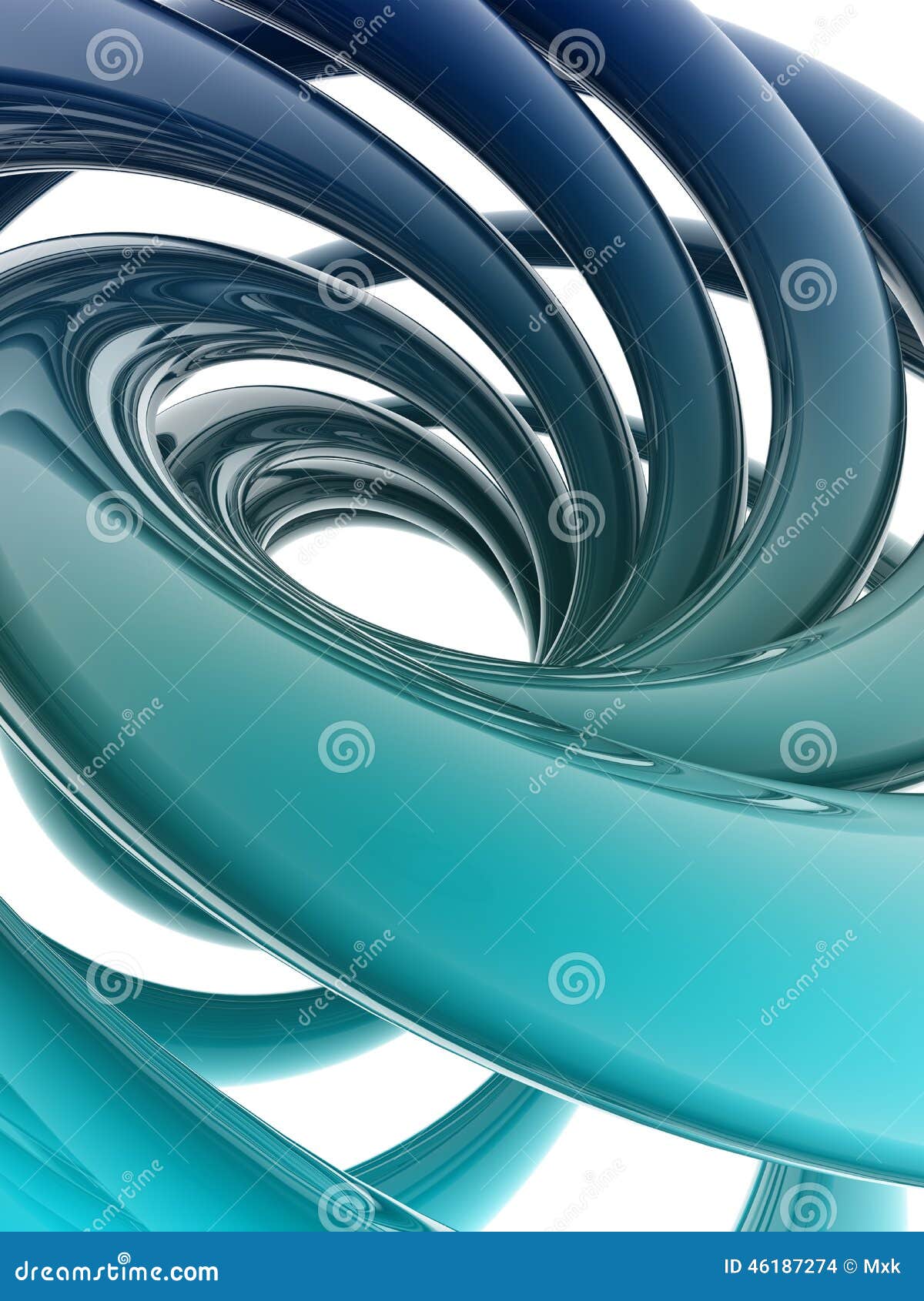 3D helix shape stock illustration. Illustration of circle - 46187274