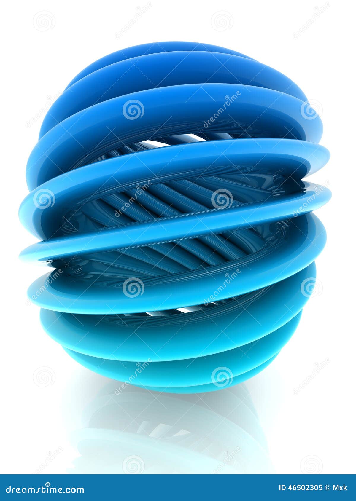 3D helix shape stock illustration. Illustration of metal - 46502305