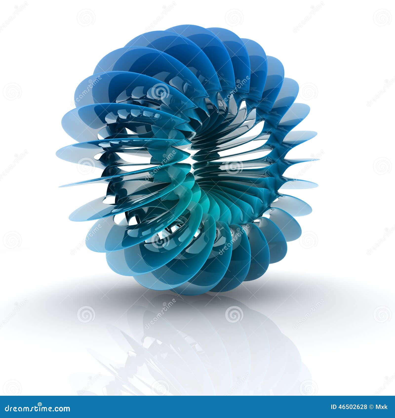 3D helix shape stock illustration. Illustration of composite - 46502628