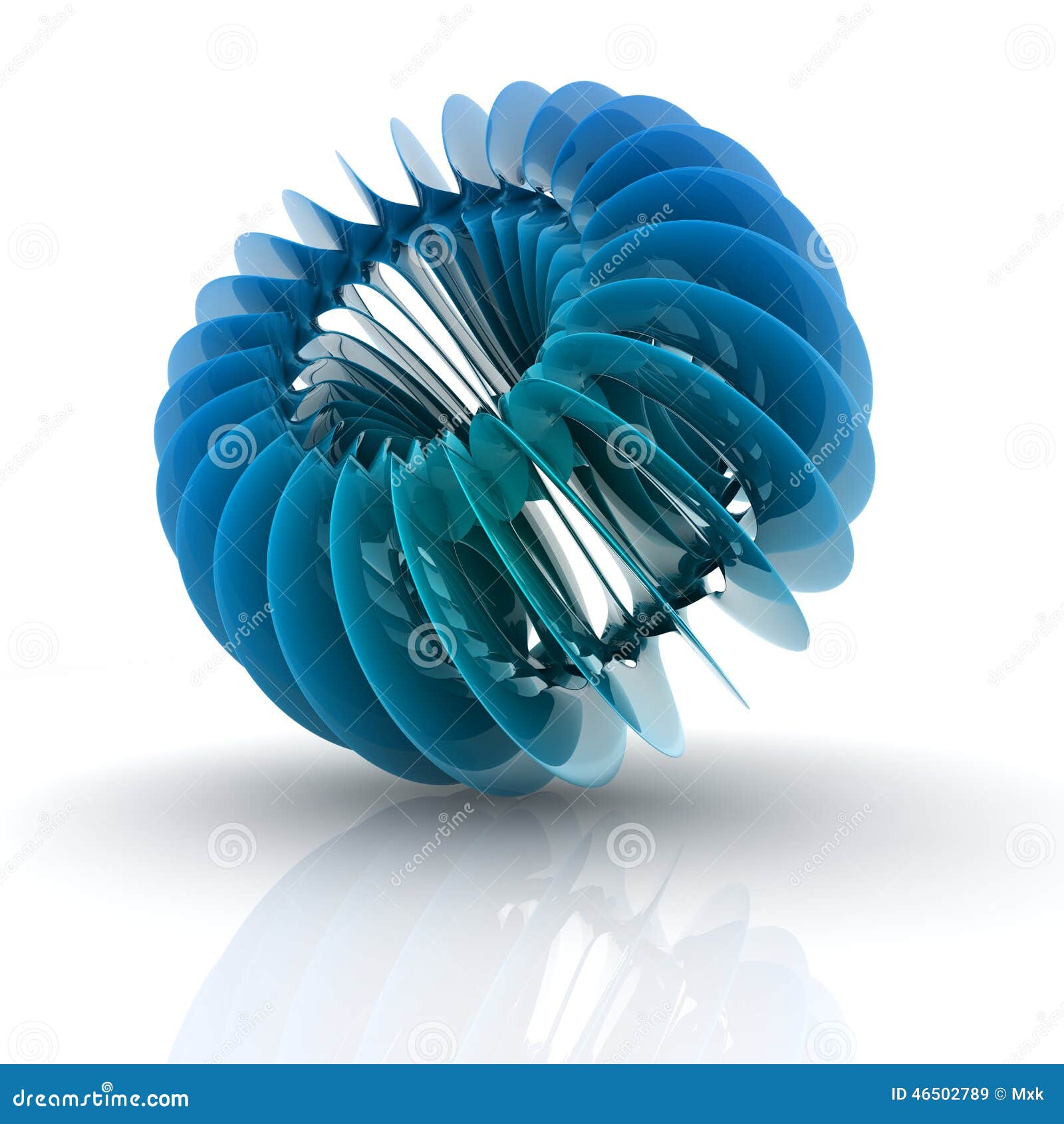 3D helix shape stock illustration. Illustration of encirclement - 46502789