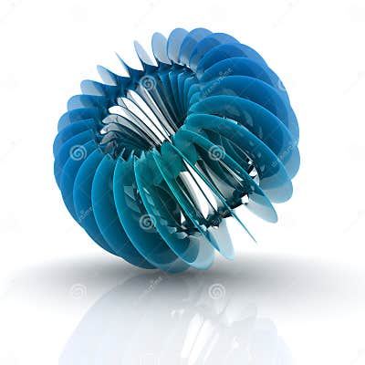 3D helix shape stock illustration. Illustration of encirclement - 46502789