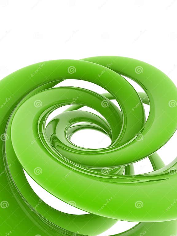 3D helix shape stock illustration. Illustration of green - 46533420
