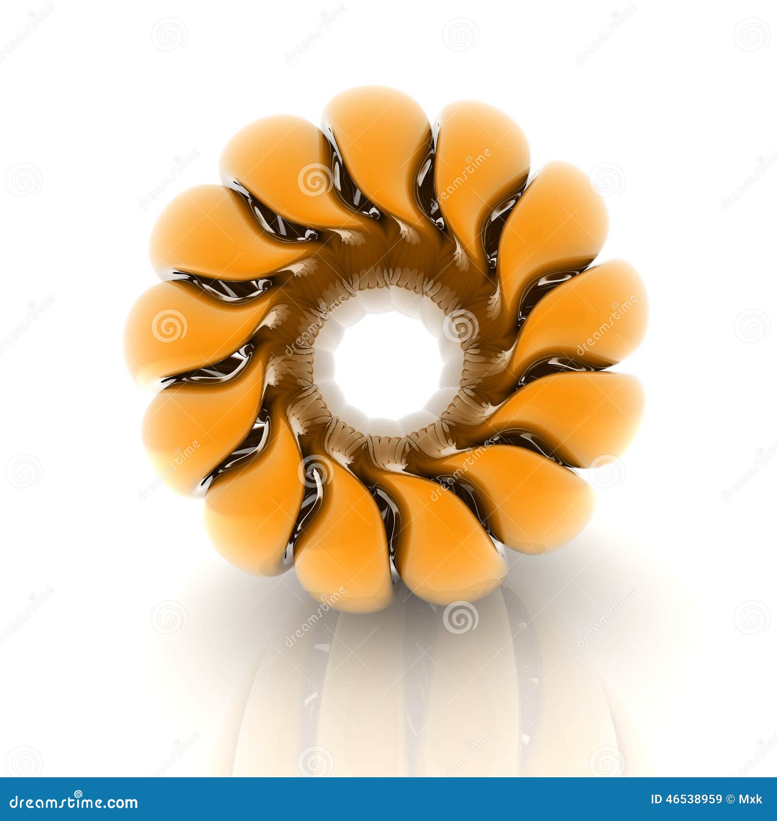 3D helix shape stock illustration. Illustration of pattern - 46538959