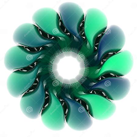 3D helix shape stock illustration. Illustration of helix - 46540559