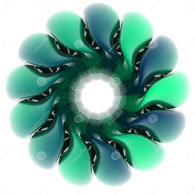 3D helix shape stock illustration. Illustration of helix - 46540559