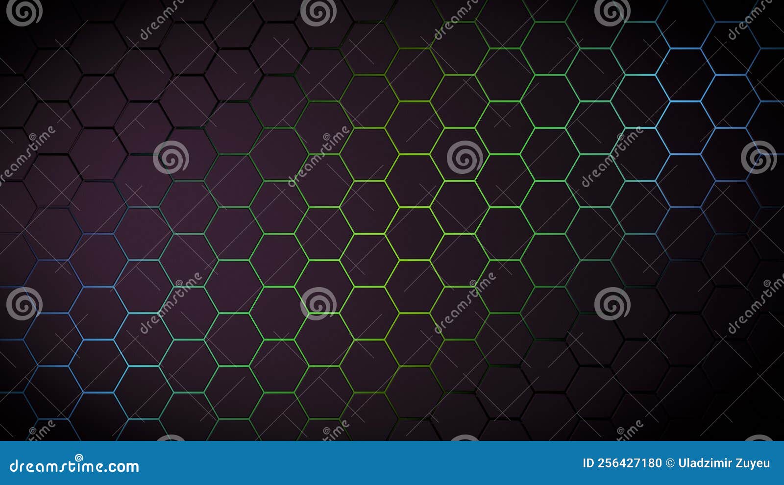 3d Hexagon Black Background. Technology Abstract Geometry Dark Backdrop ...