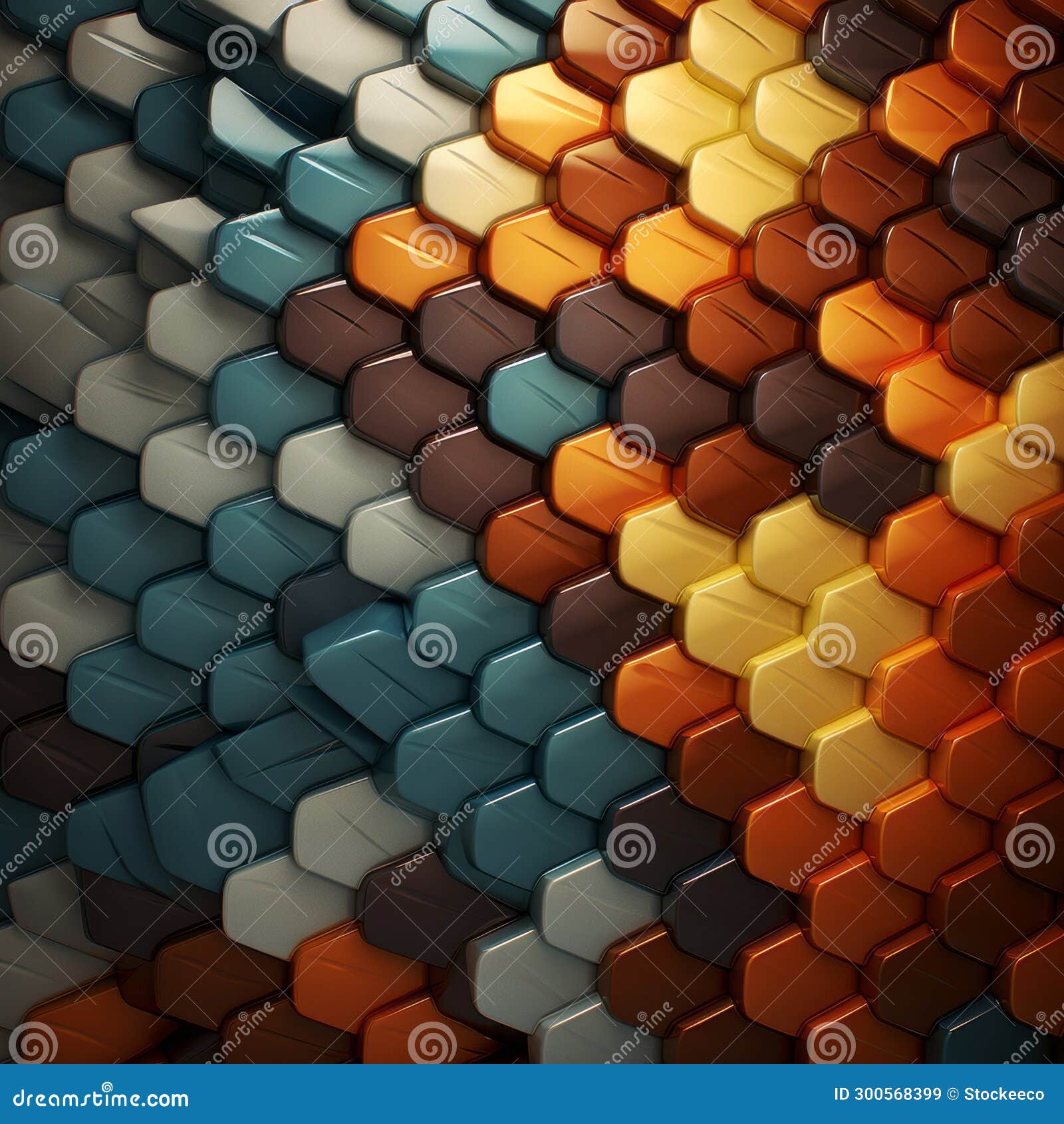 3d Hexagonal Backgrounds: Textured and Layered Abstract Forms Stock ...