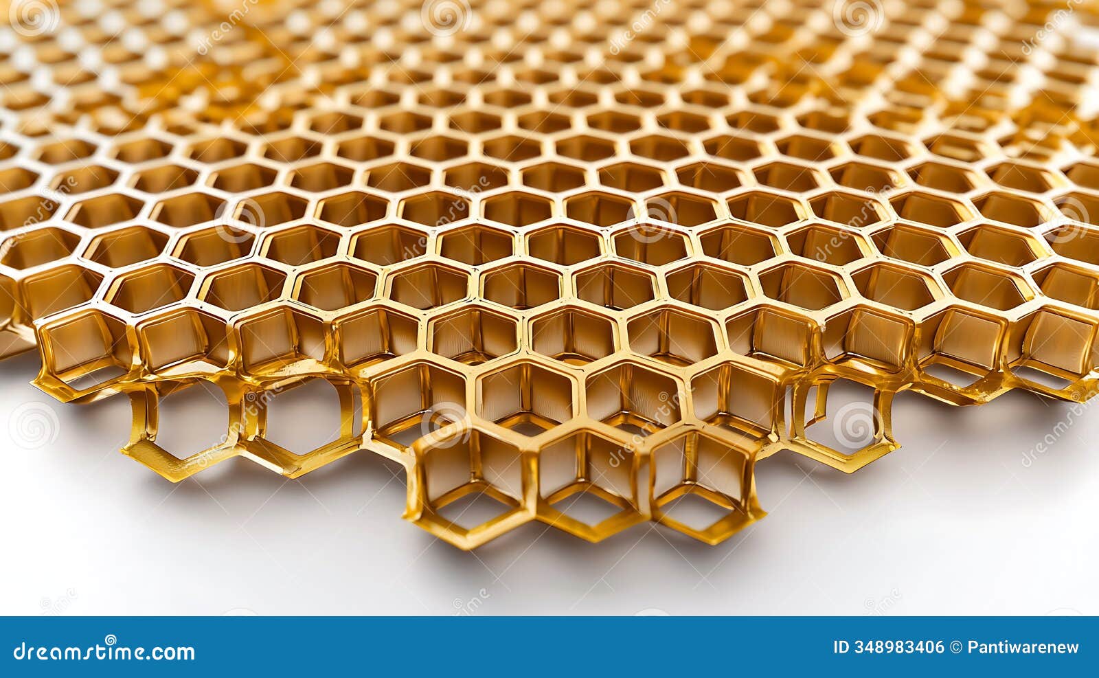 3D Hexagonal Honeycomb Composite Structure Design Stock Illustration ...
