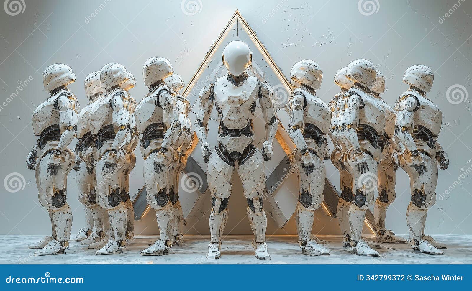 3D Hierarchical Organization Chart with Human and Robot Members ...