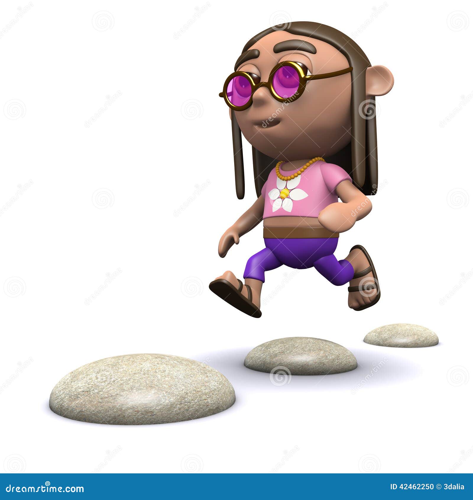 Stepping Stones Clipart