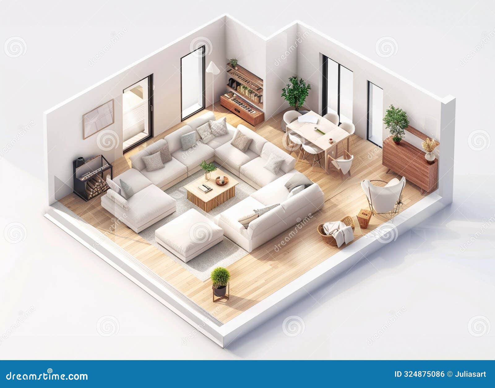 3D Home Visualization. Interior Design. Architectural Rendering ...