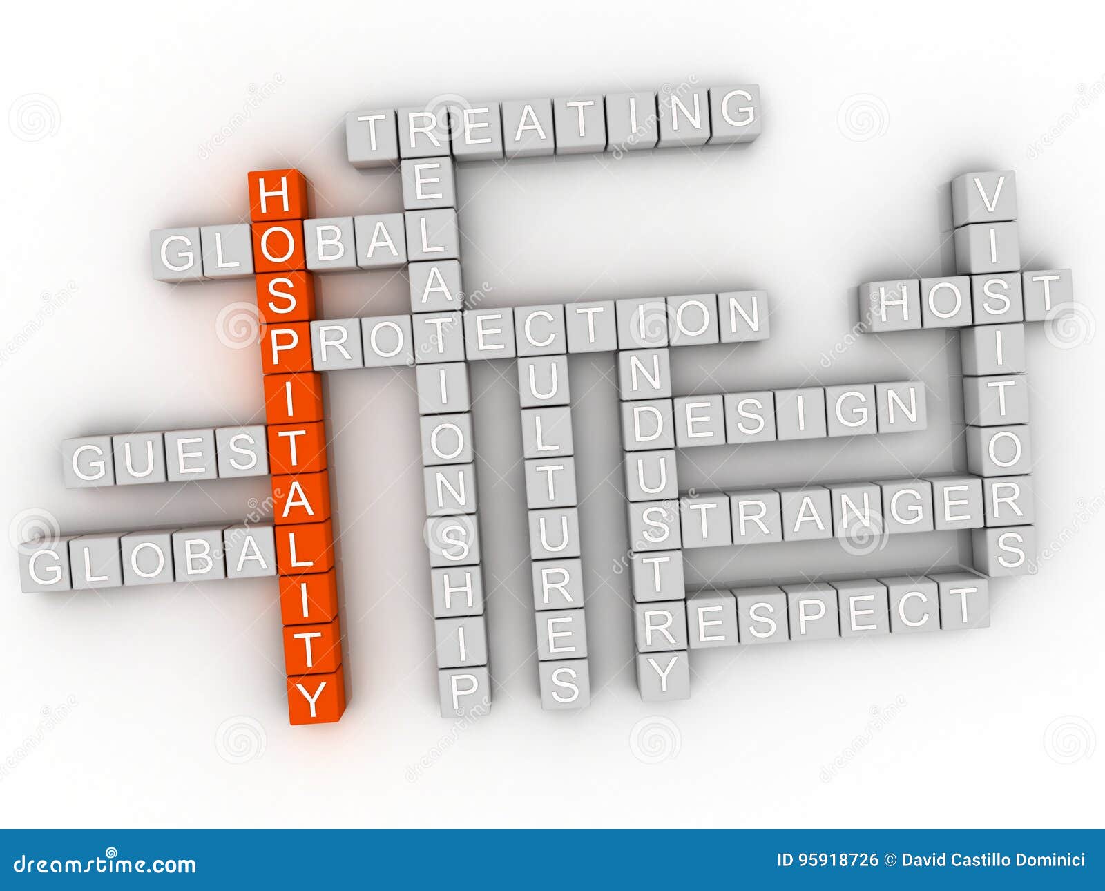 Hospitality Word Concepts Banner. Lodging Industry. Restaurant And ...