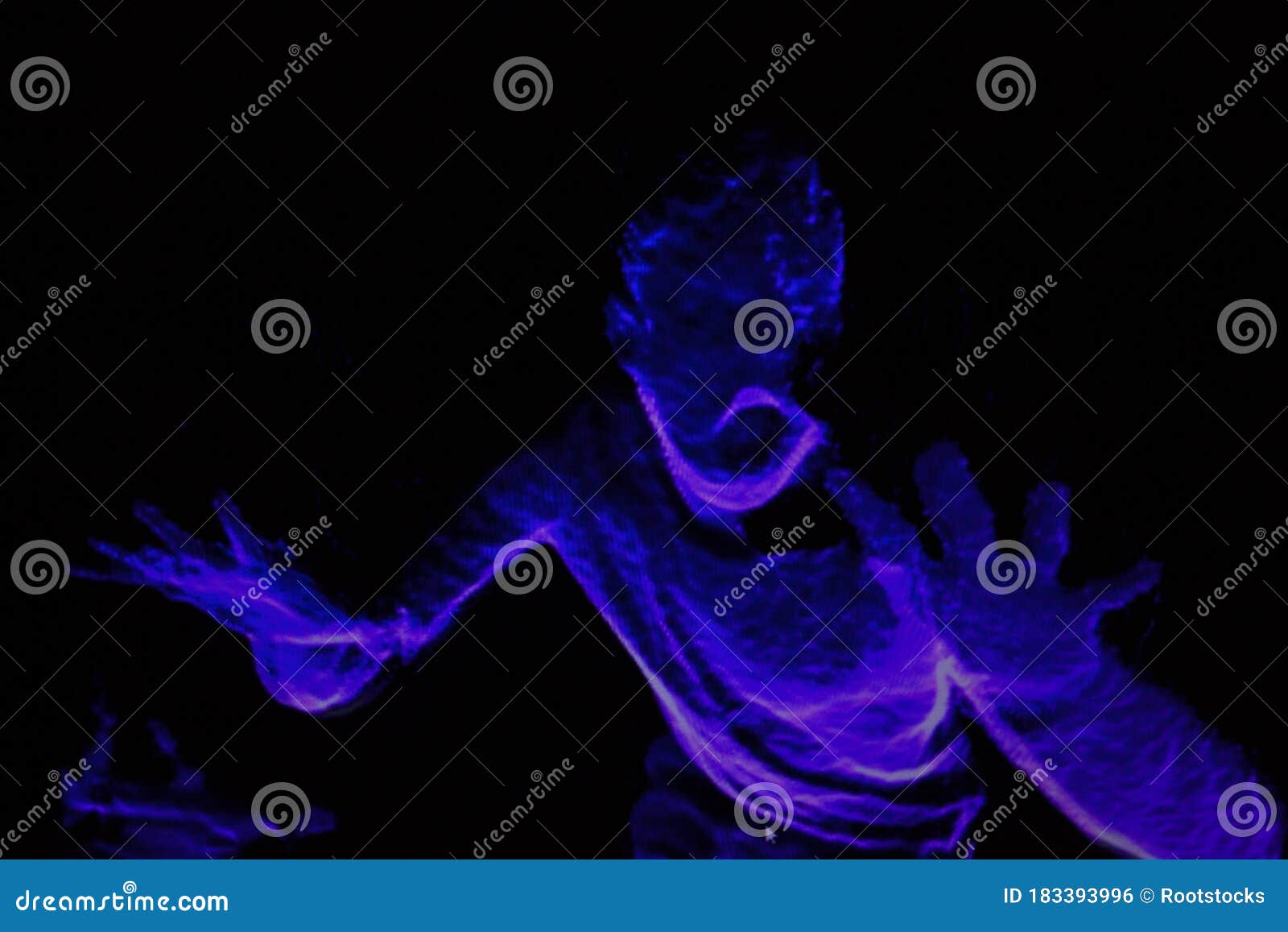 3D Human Figure in Polygonal Mesh Stock Photo - Image of graphics, blue ...