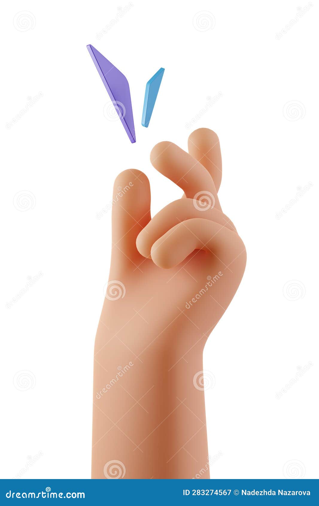 Pinch Of Magic. Inscription Executed In The Cartoon Style And Decorated ...