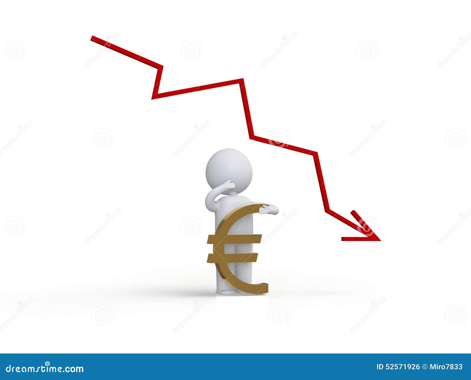 3d human negative graph stock illustration. Illustration of planning ...