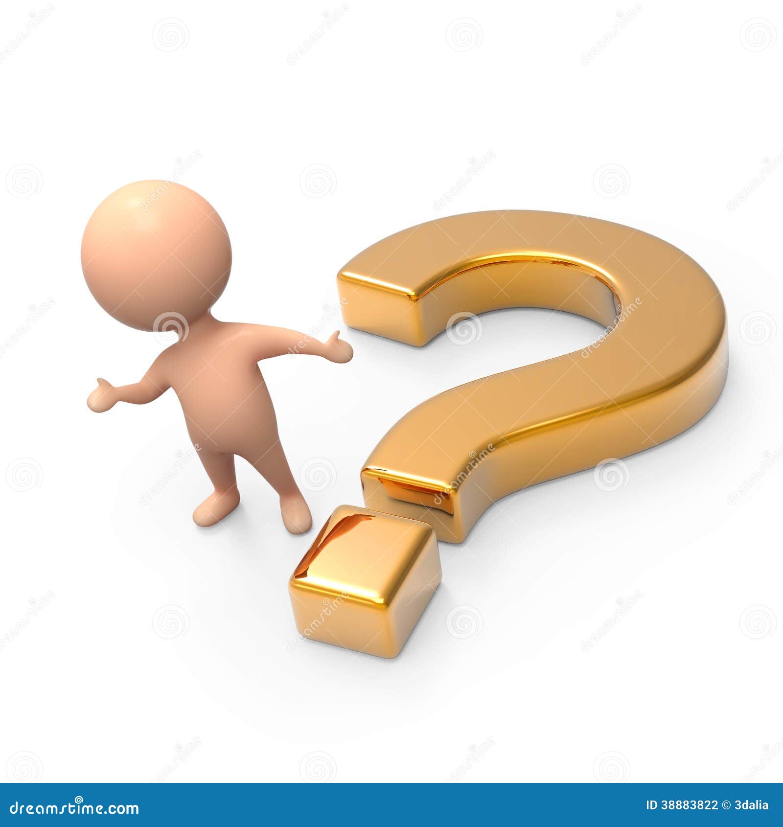 Human Question Mark Vector Illustration | CartoonDealer.com #52185428