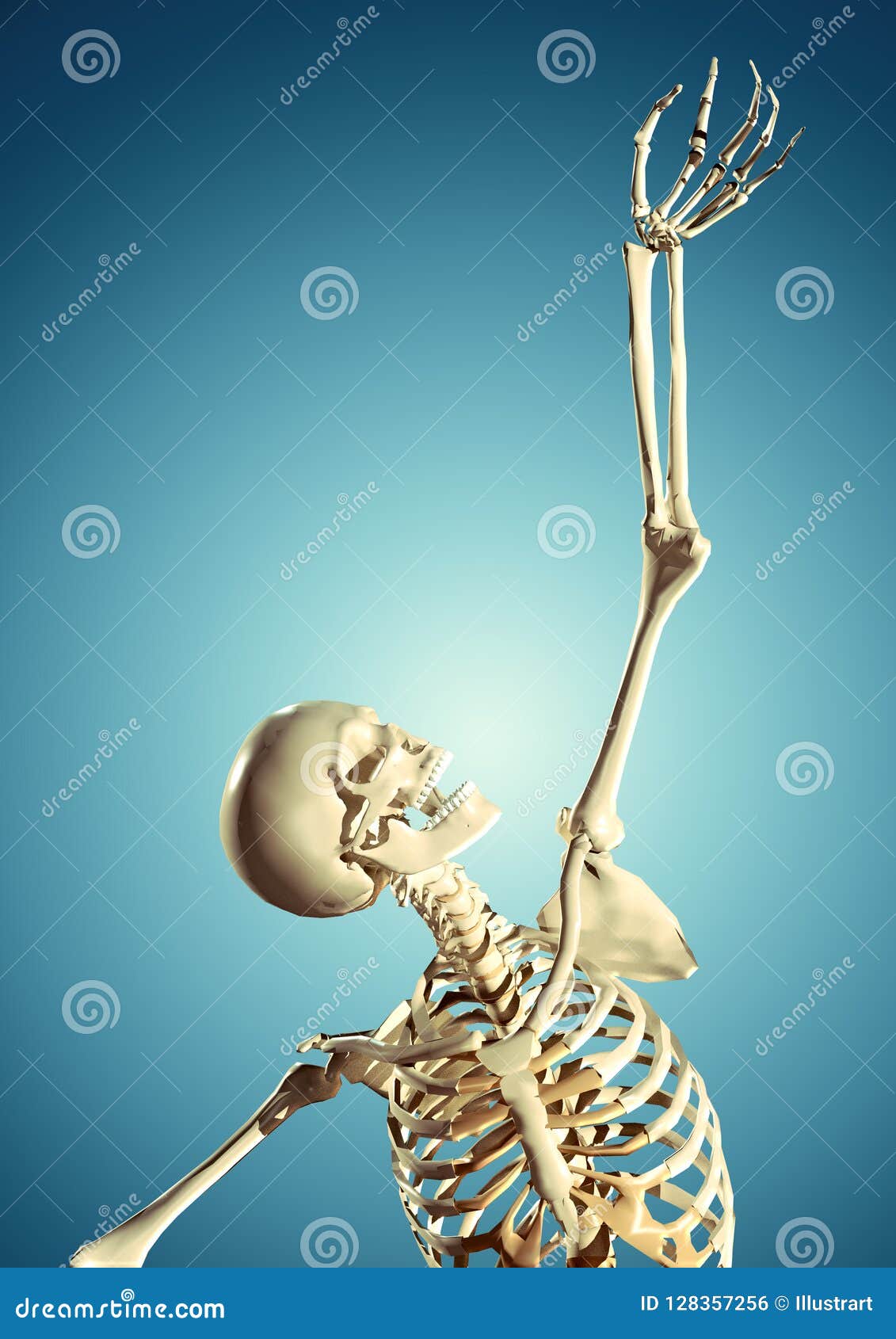 The Skeletal Hands Royalty-Free Illustration | CartoonDealer.com #73211637