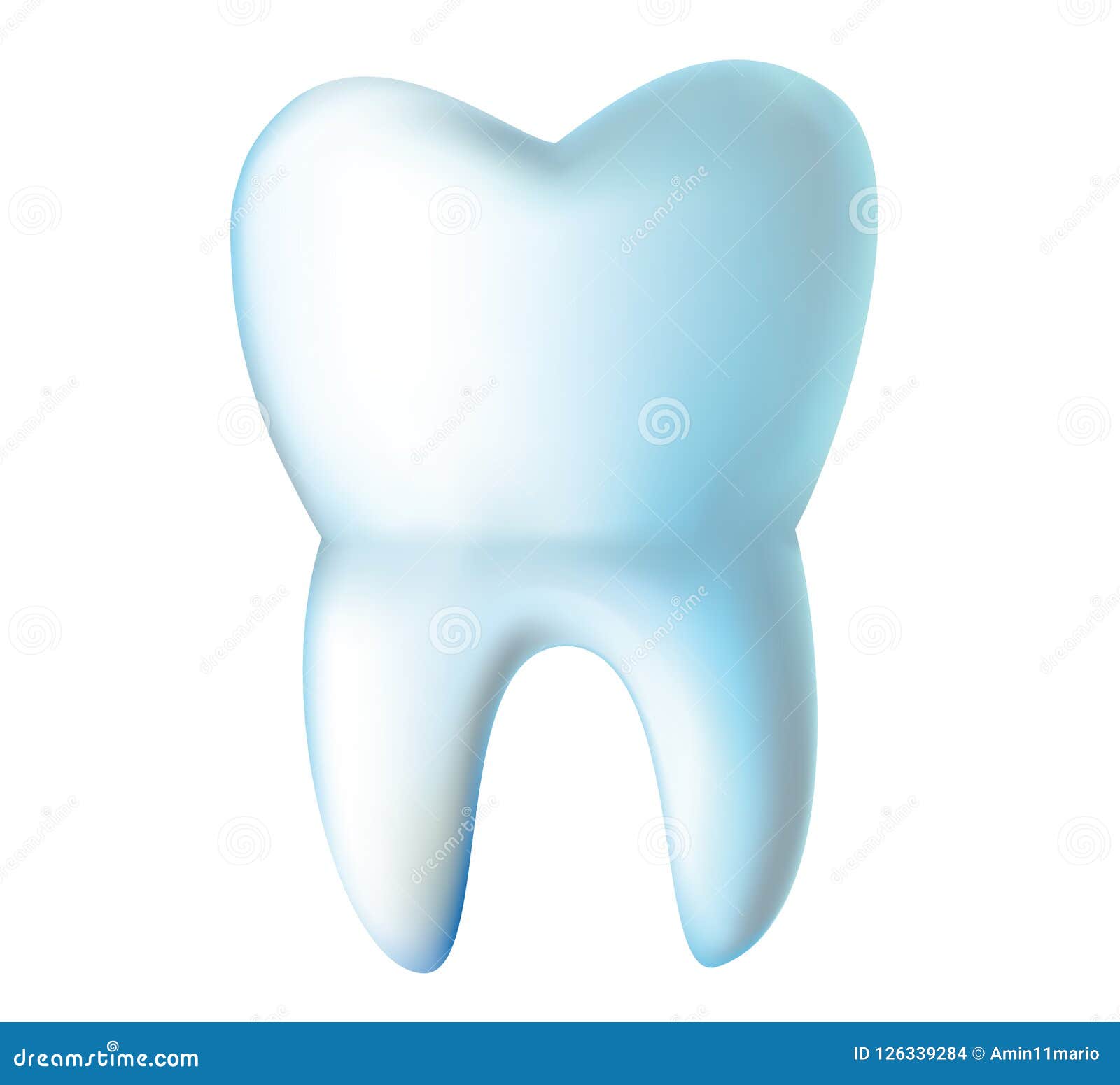 3D Human Teeth Illustration for Design Stock Vector - Illustration of ...