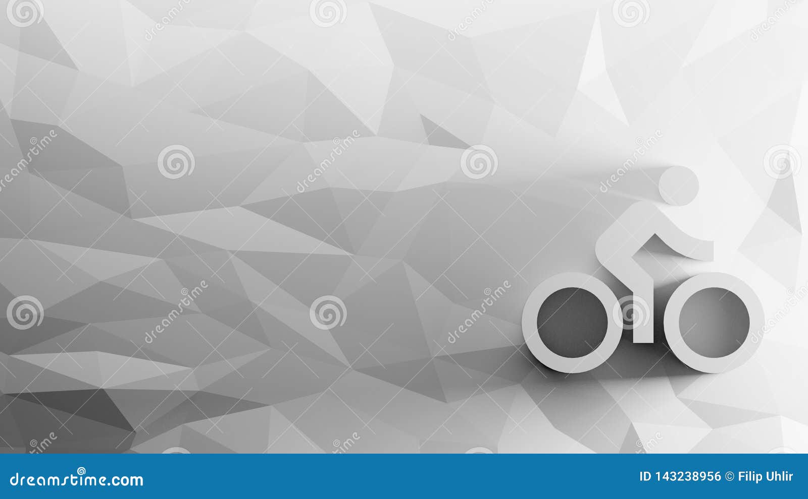 3d icon of bike stock illustration. Illustration of gradient - 143238956