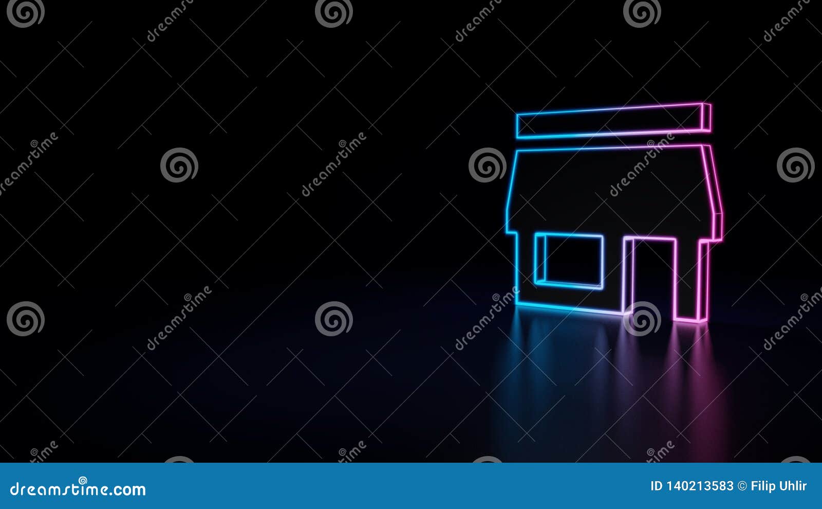 3d icon of store stock image. Image of gloss, grocery - 140213583