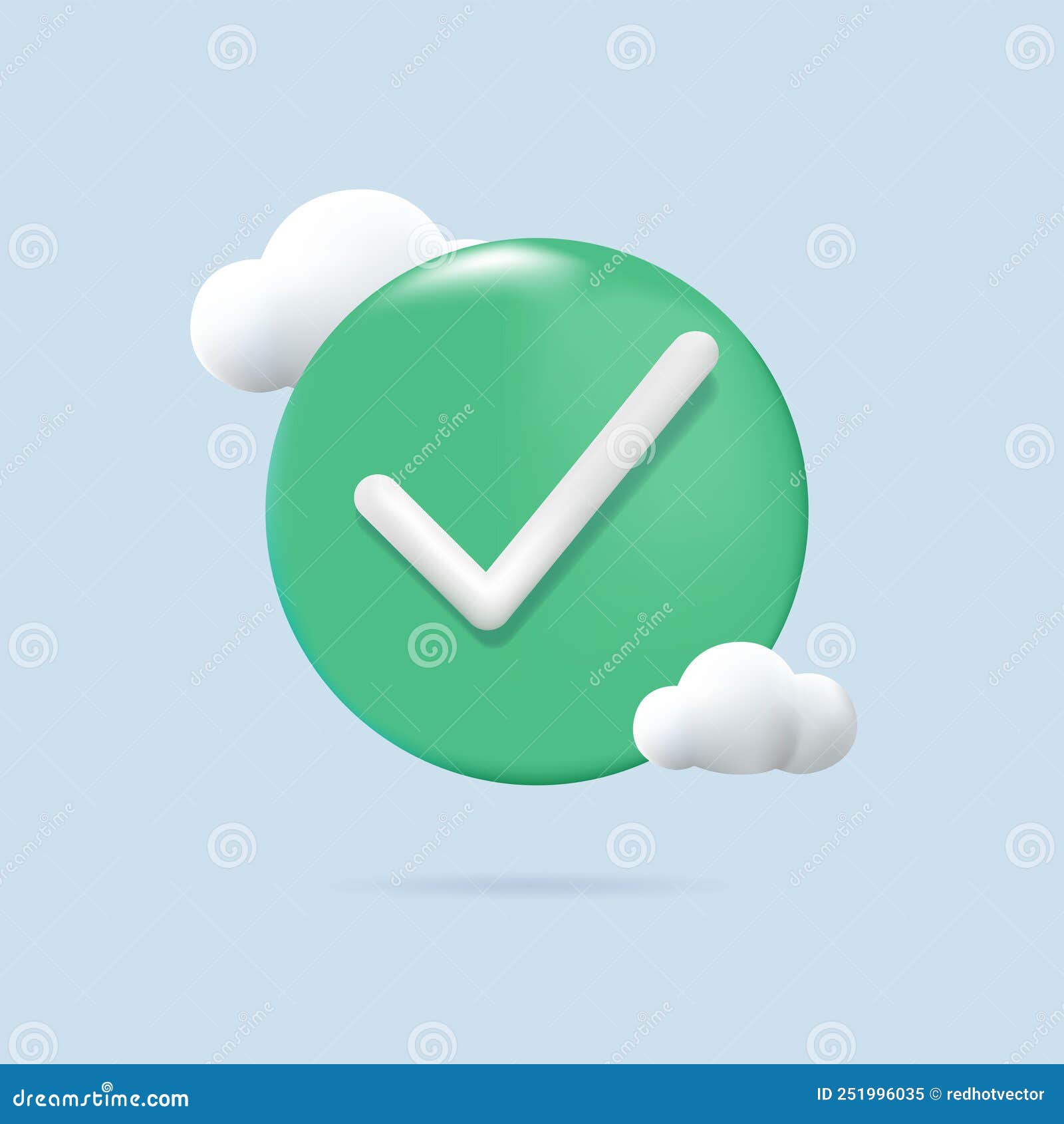 3d Icon Green Checkmark. Tick Checkbox. Circle with Green Check Mark ...